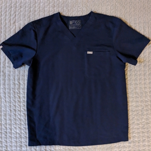 Figs | Shirts | Figs Leon Navy Top M | Poshmark